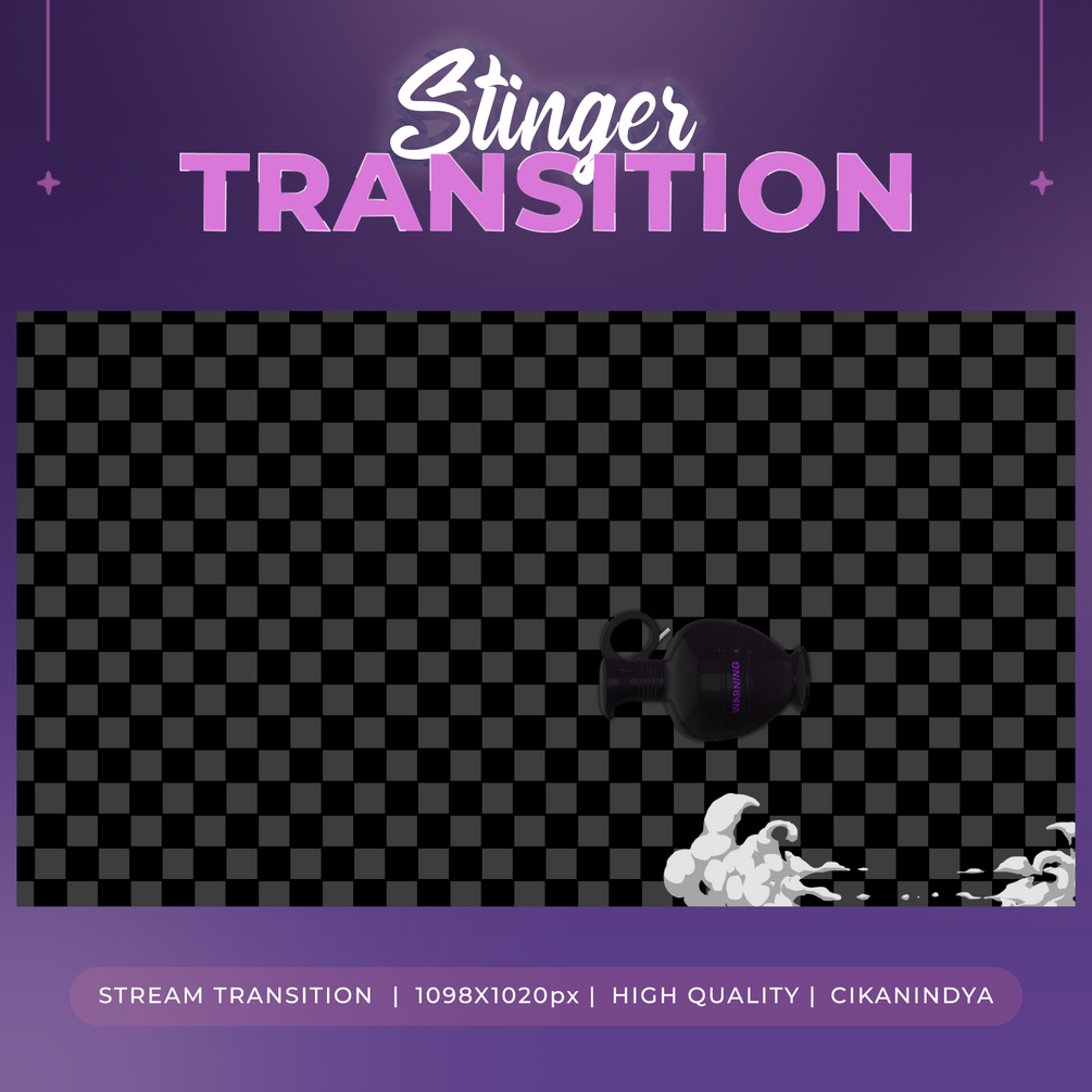 Shadow Grenade Stinger Transition | Stealth Smoke Explosion Effect for ...