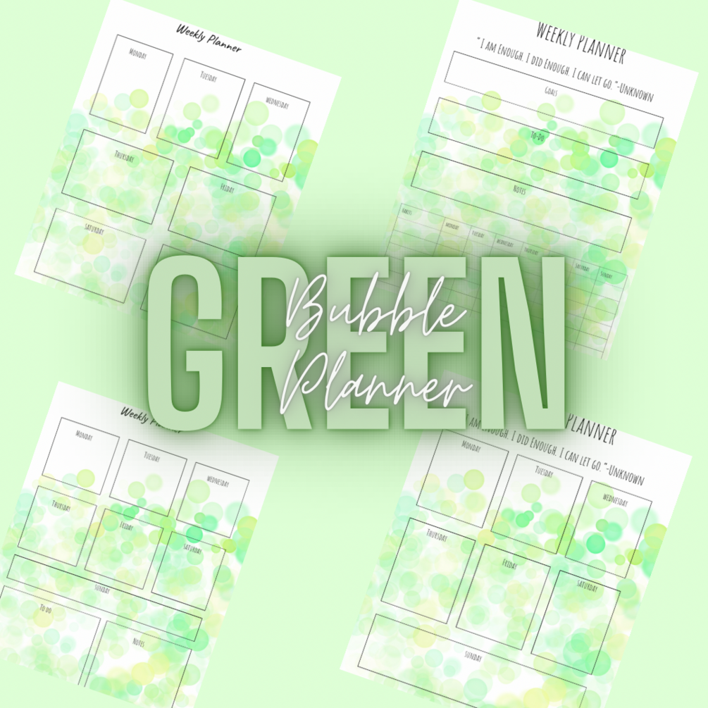 Bubble Planners Green