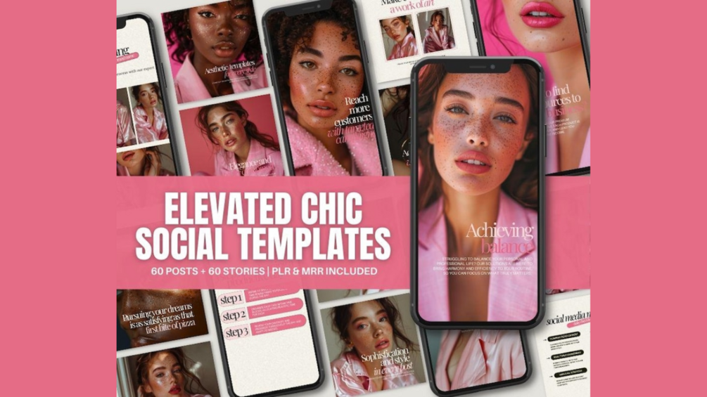 Elevated Chic Social Templates