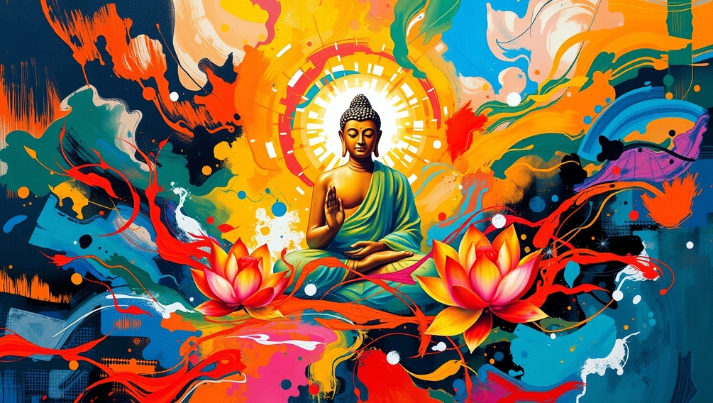 🎨 Divine Inspiration: Abstract Expressionism Images of God 🙏