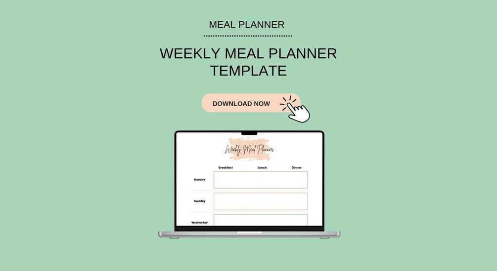Printable Weekly Meal Planner Fillable Form Weekly Meal Planner