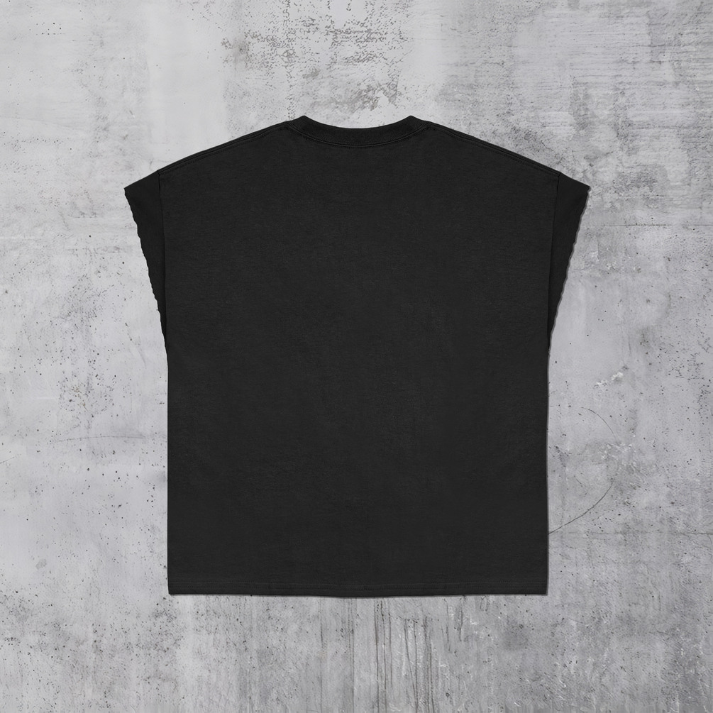 BOXY SLEEVELESS TEE MOCKUP VOL 01