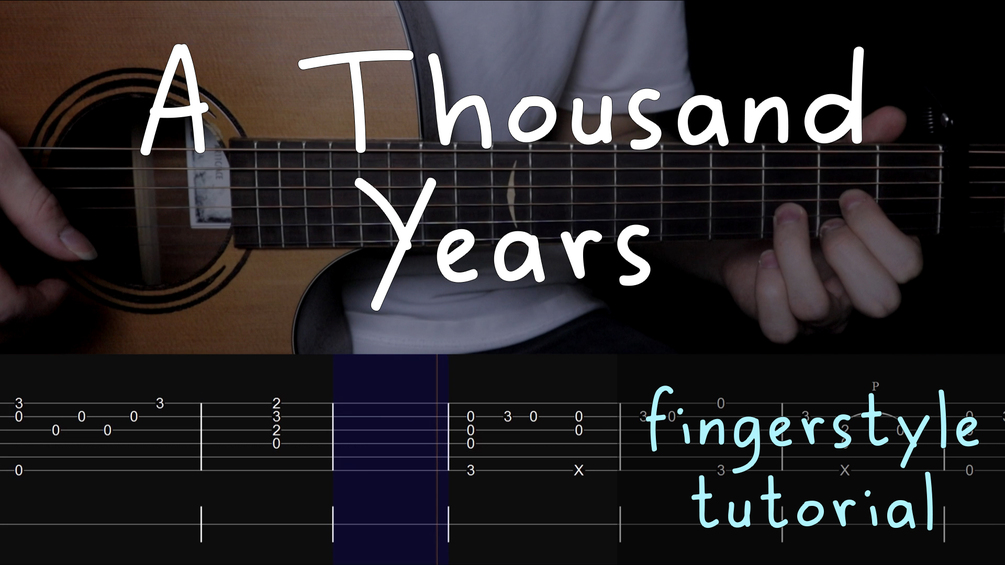 Christina Perri - A Thousand Years (Guitar Tabs)