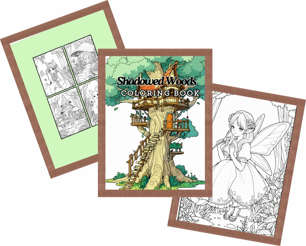 Shaded Forest Coloring Book for Kids – Magical Woodland Adventure for Ages 4–9