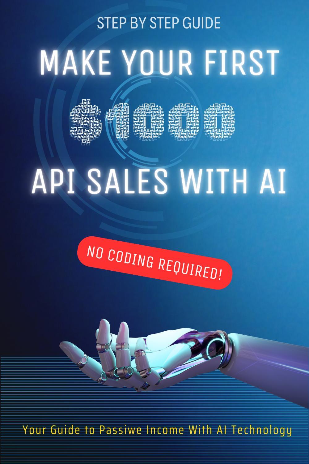 Make Your First $1000 API Sales with AI - No Coding Required