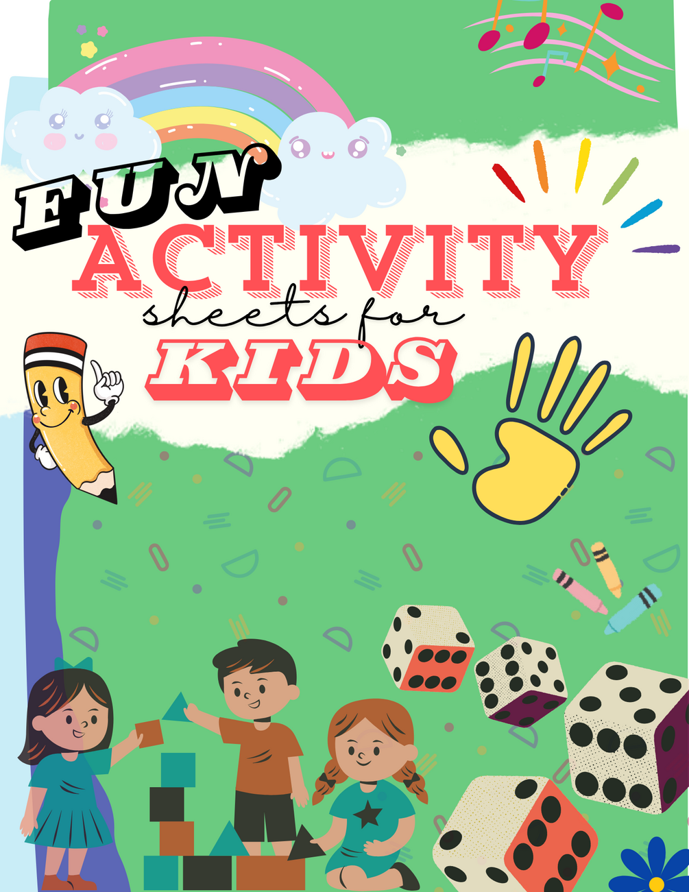 Exciting Coloring Activity Book for Kids Ages 3-5!