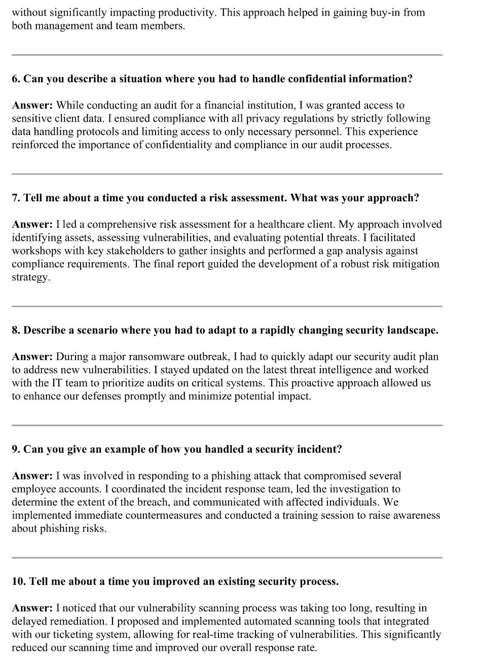 6 PDFs containing ALL Types of Most Asked Interview Q&A (Scenario-Based ...