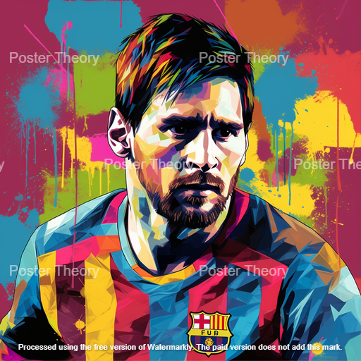 Leonel Messi Digital Pop Art