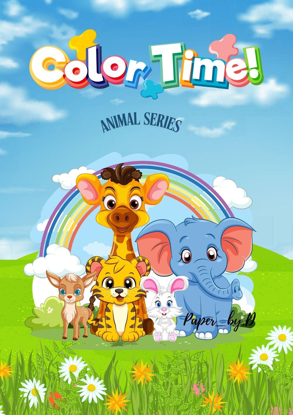 "Kids Animal Coloring Book: Fun & Educational Zoo Adventure! 🦁🐘