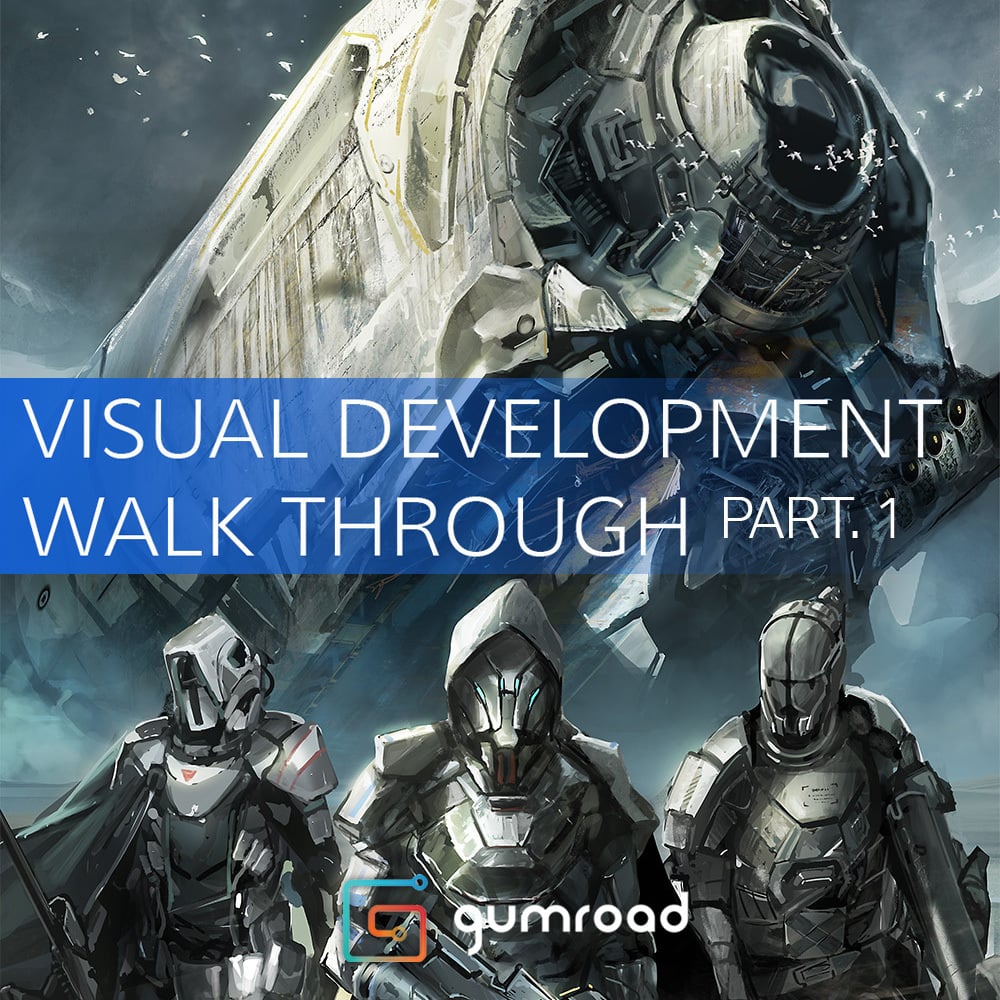 Visual Dev. "Destiny Part 1" Making of a Poster Art.