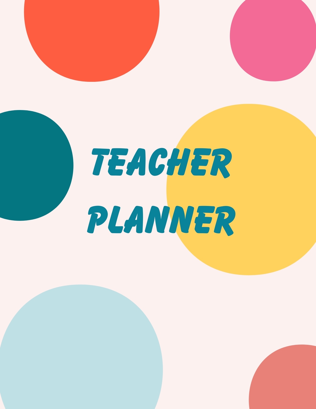 Printable Teacher Planner 2023-2024- Back To school