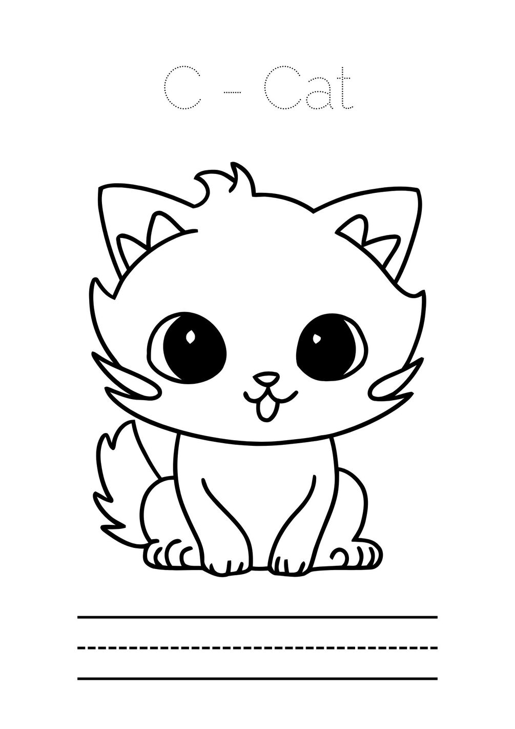 ABC Animals: Trace, Color and Learn