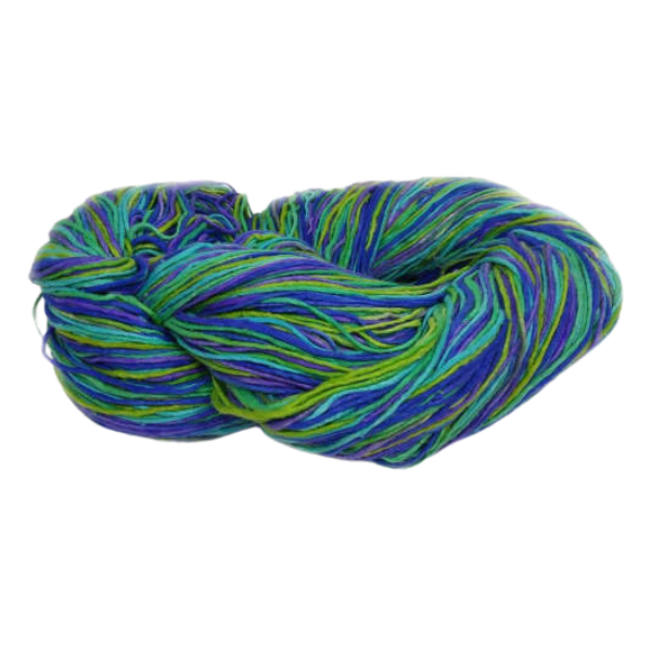 Knitsilk Silk Roving Worsted Yarn 100% Recycled & Hand-Dyed Mulberry ...