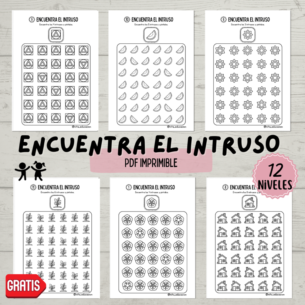 🔎 ENCUENTRA EL INTRUSO - Dosier de Trabajo