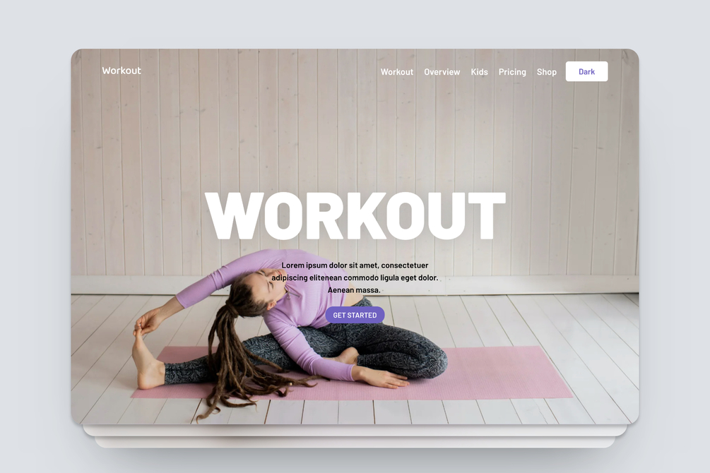 Workout - Landing One Page Fitness & Gym HTML & Blocs Template