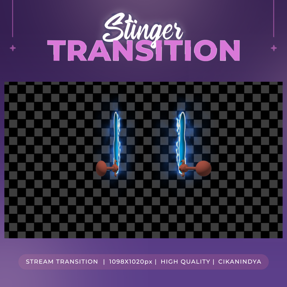 Blue Plasma Spear Stinger | Intense Flash Effect | Perfect for Streamers