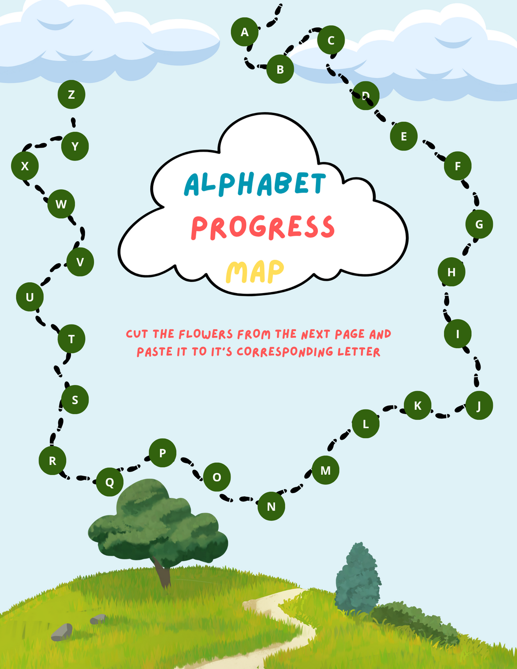 Flowers & Plants Alphabet Tracing Book – A to Z Uppercase & Lowercase ...