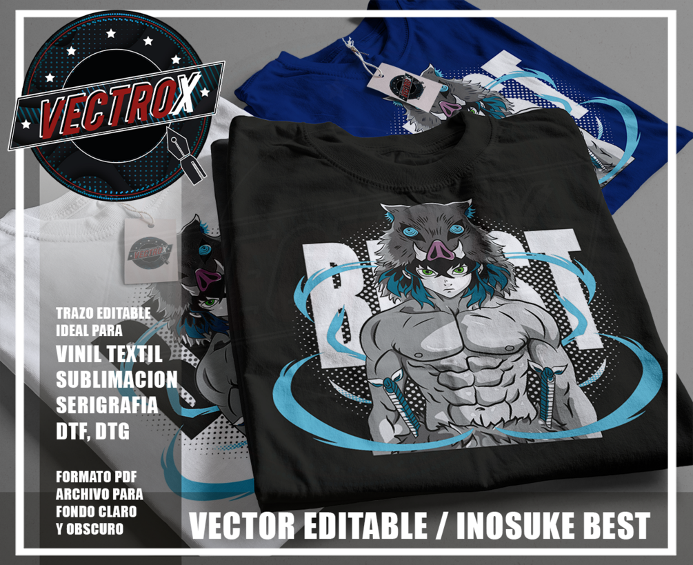 Vector Editable - Inosuke Best