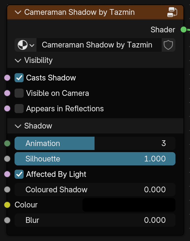 Dynamic/Animated Camerman Shadow