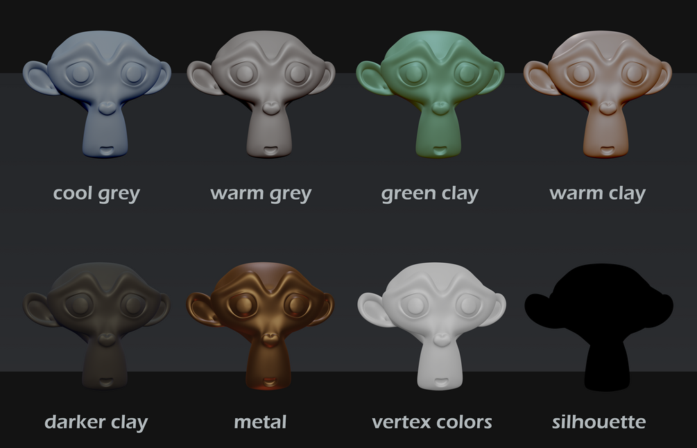 Blender Sculpting Matcaps