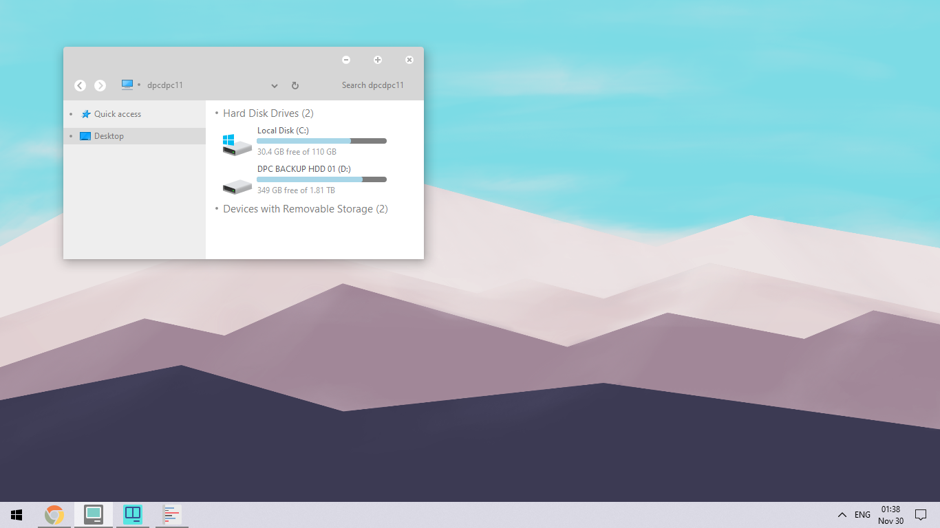Simplify 10 Light Blue - Windows 10 Themes (4 in 1)