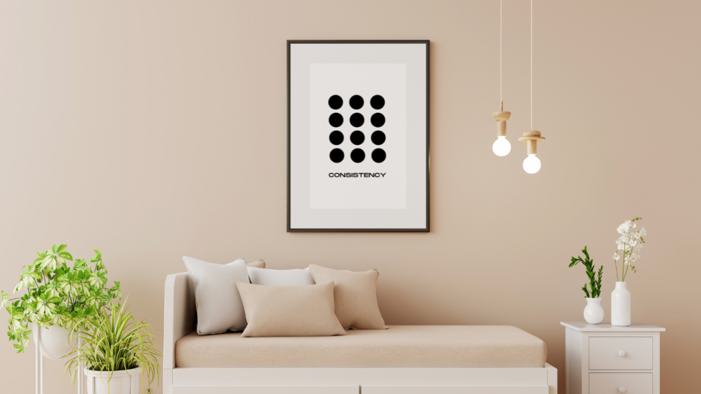 Printable Digital Consistency Wall Frame