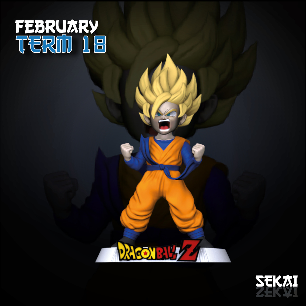 Goten Sculpture - Sekai 3D Models - Tested and Ready for 3D printing