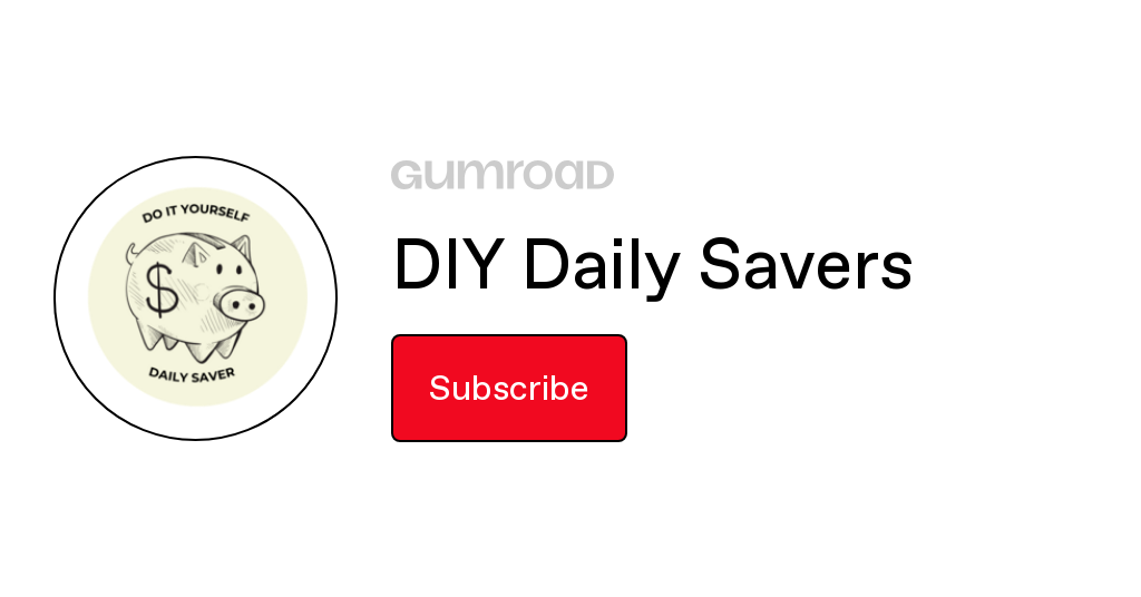 DIY Daily Savers