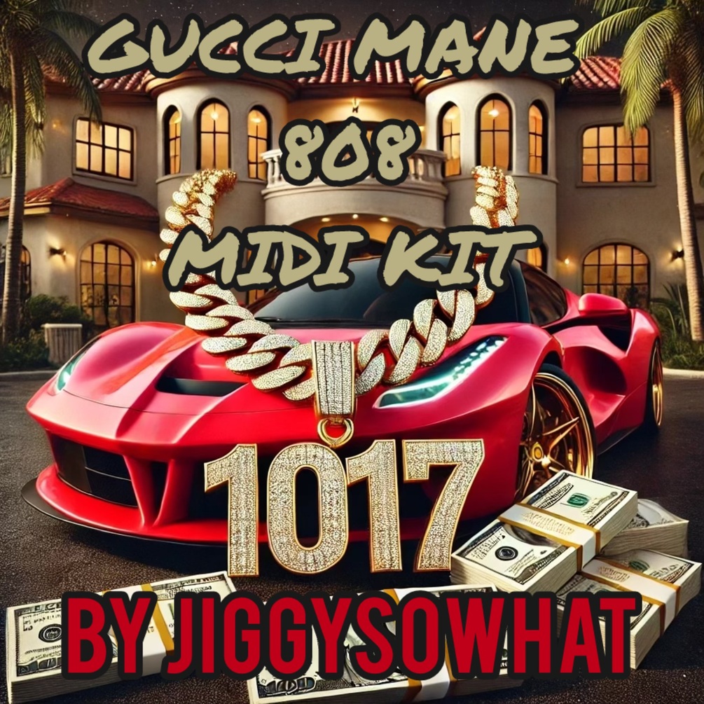 Gucci Mane TRAP 808 MIDI Kit – 25 Hard-Hitting Trap MIDI Patterns