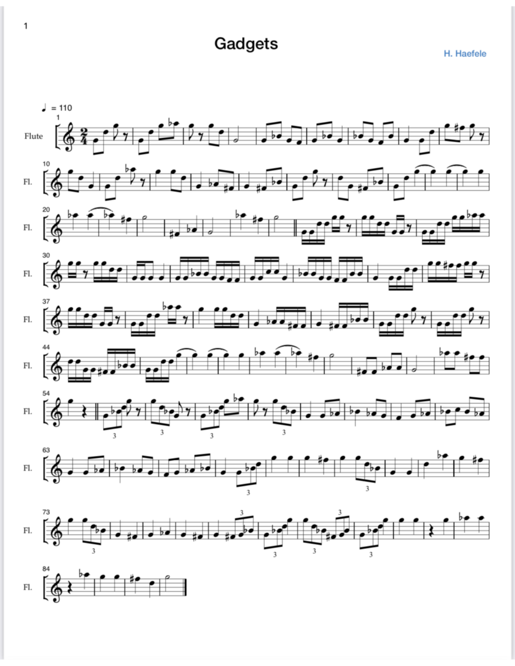 Gadgets & Gizmos for Solo Flute