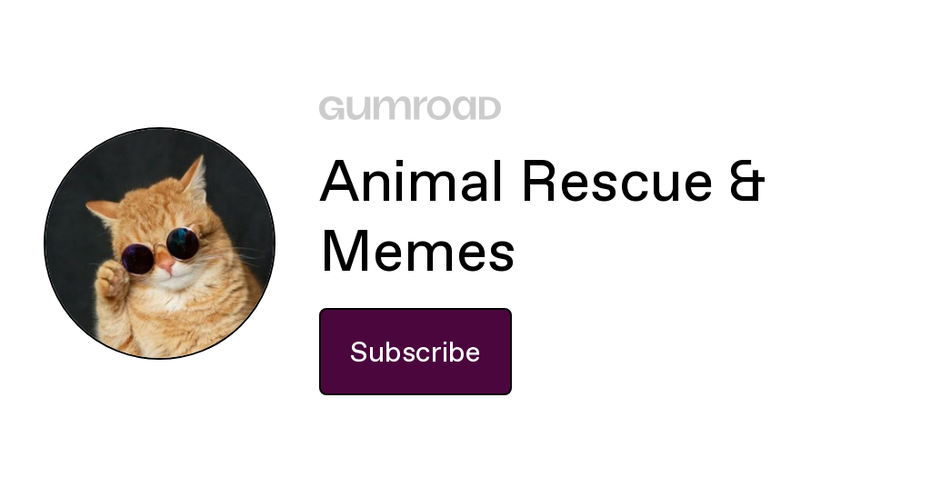 Animal Rescue & Memes