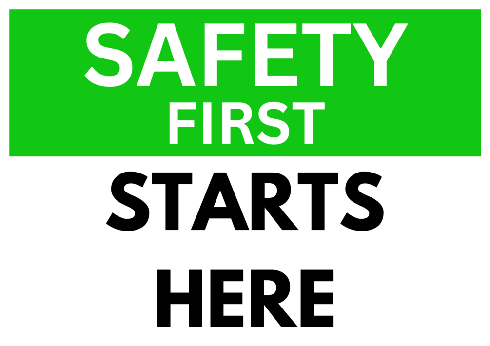 Safety Signages | Construction Signages | Safety First | Starts Here