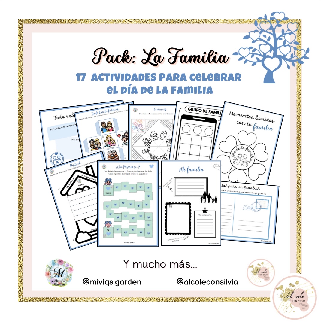 Pack Día de la familia - 17 actividades