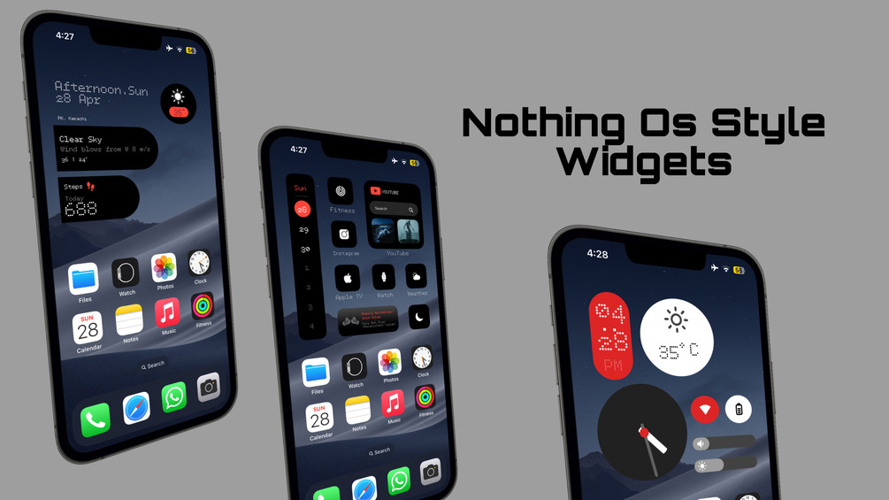 Nothing os style widgets