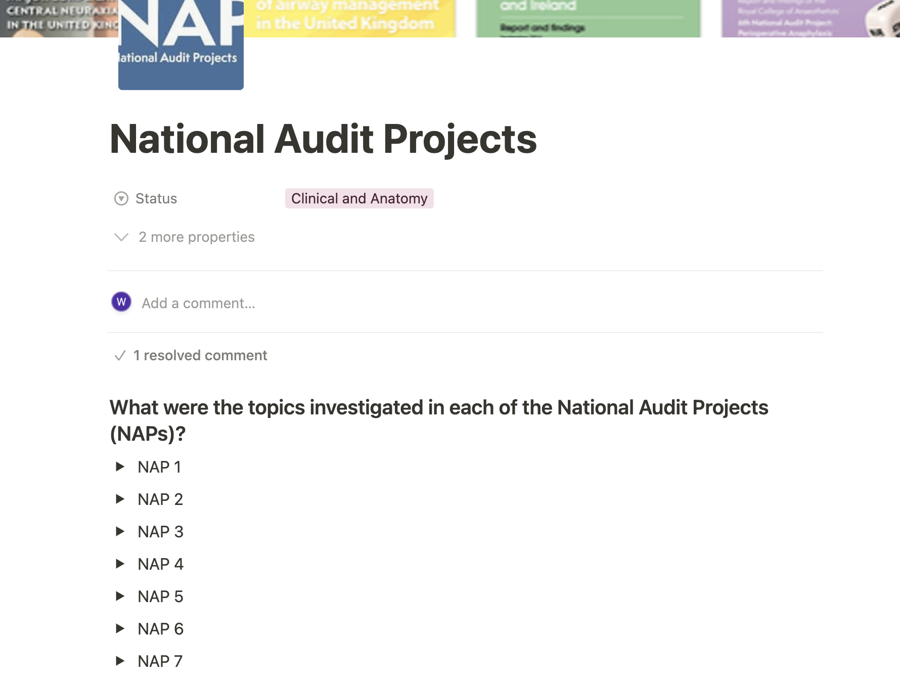 NAP 7 - Anaestheasier