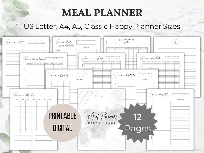 Meal Planner: Simplify Your Meal Prep and Eat Well