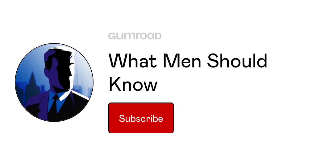 What Men Should Know