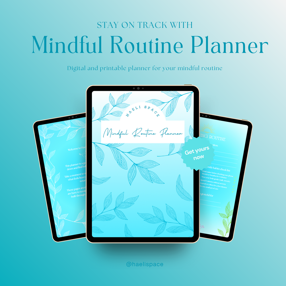 Mindful Routine Planner - For Gentle Flow & Clarity