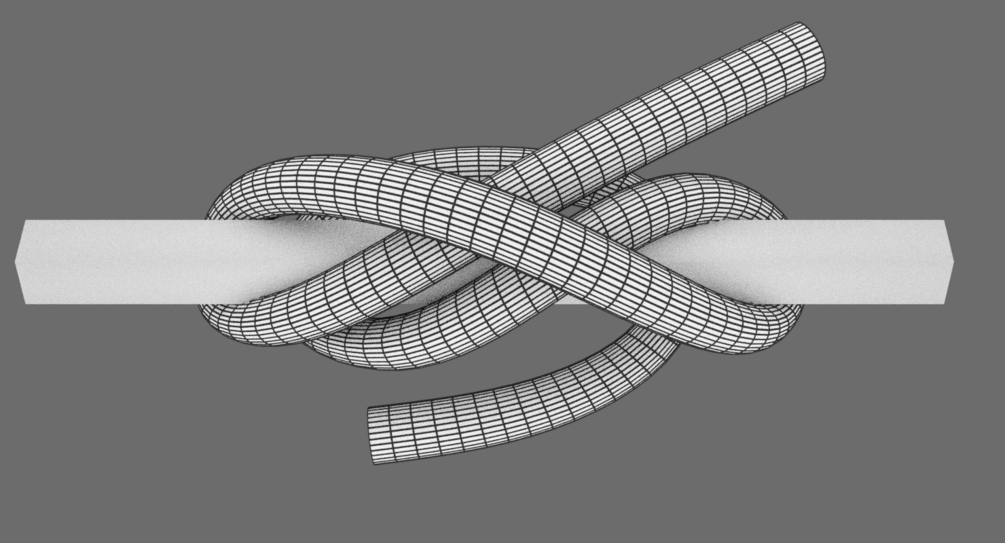 cleat knot 3d model