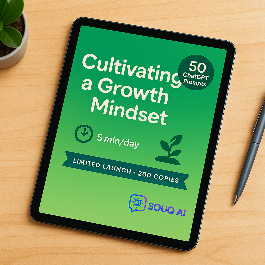 Cultivating a Growth Mindset™: 50‑Prompt Depth‑Stack Guide