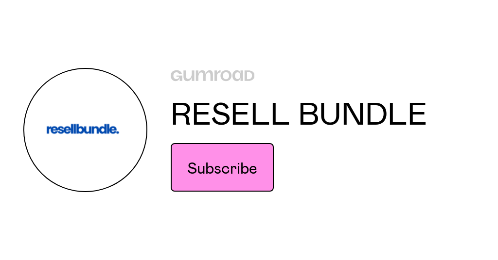 RESELL BUNDLE