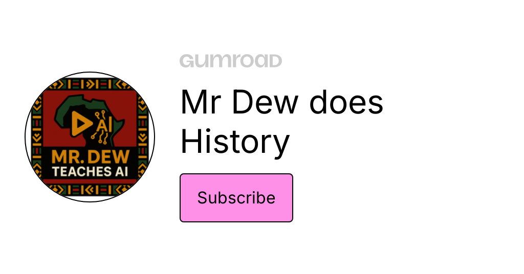 Mr Dew does History