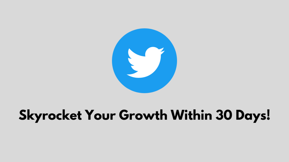 Skyrocket Your Growth Monthly Rt Twitter Growth Mentorship Package