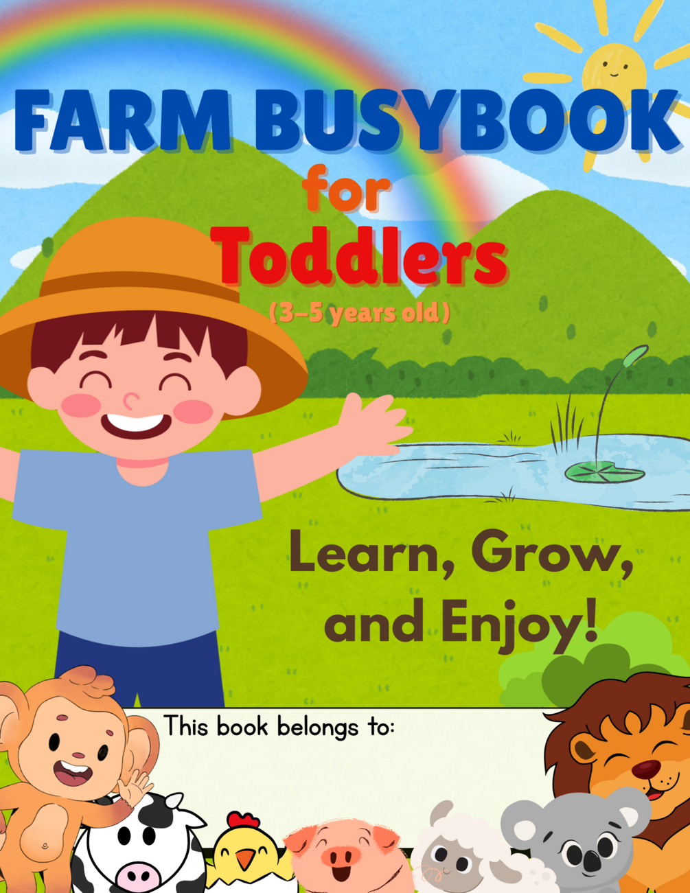 Farm Busybook for Toddlers (3-5 years old)