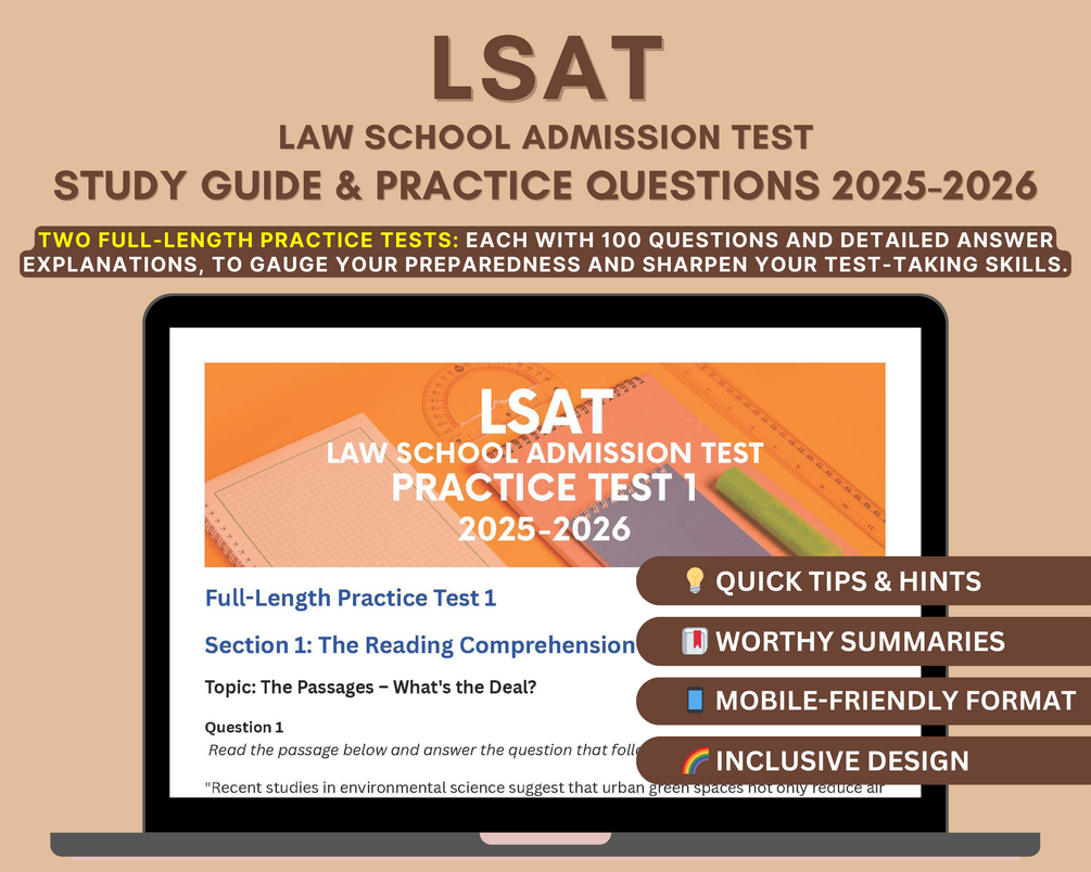 LSAT Prep Book 2025-2026: In-Depth Content Review, Practice Tests ...