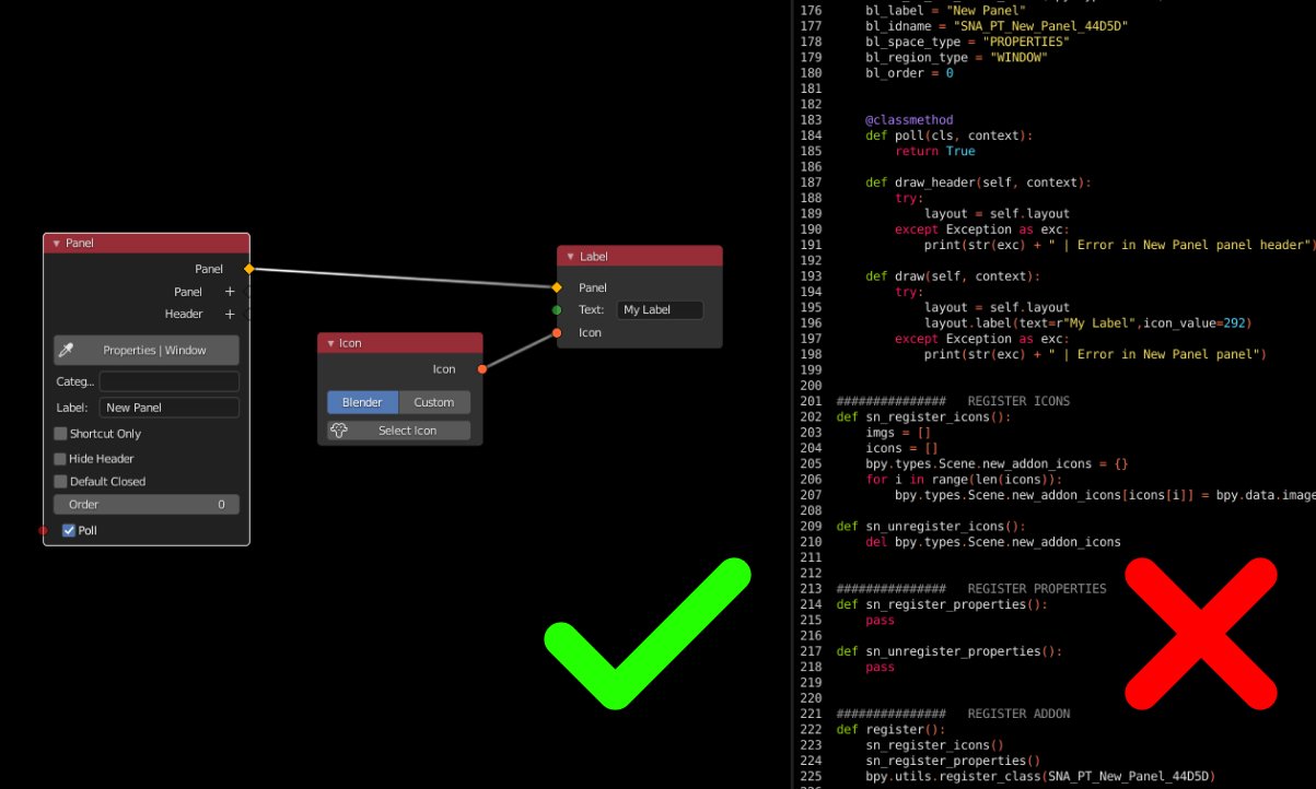 Serpens - Blender Visual Scripting Addon
