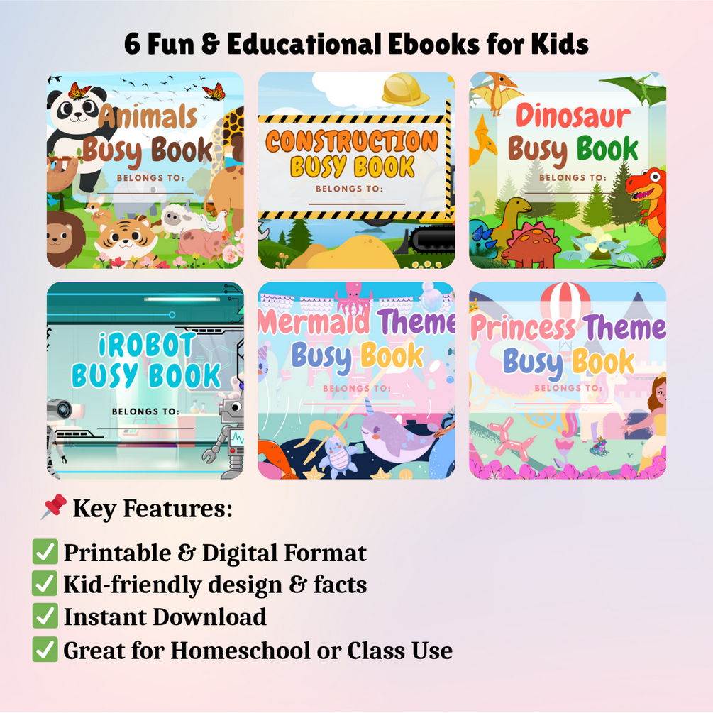 Fun & Educational Ebooks for Kids - Bundle