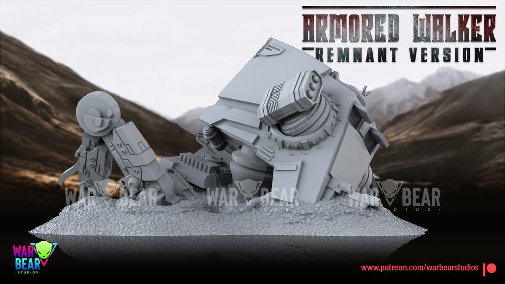 Downed Armored Walker Remnant Version