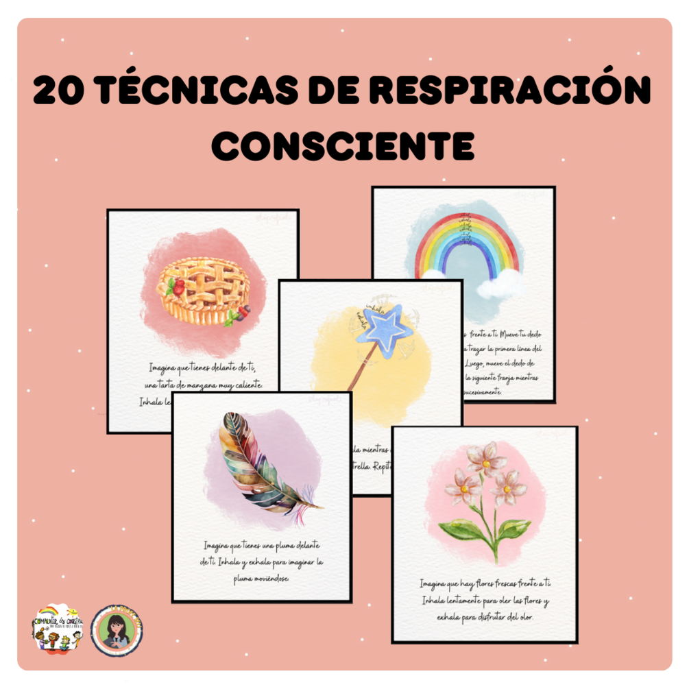 Tarjetas respiración consciente