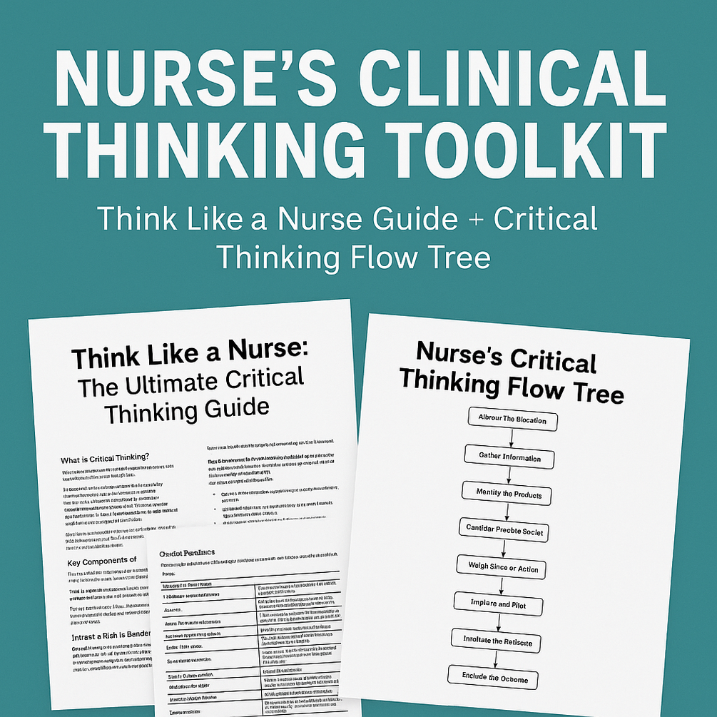 Think Like a Nurse: The Ultimate Critical Thinking Guide + Tree